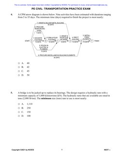 PE Civil Transportation Practice Exam - Sample | PDF | Test (Assessment ...