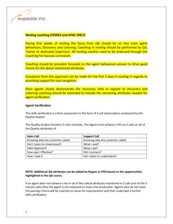 Call Center Nesting Framework Guide | PDF | Facilitator | Mentorship
