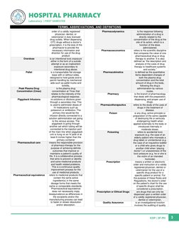 Pharmacy Terms and Abbreviations Guide | PDF | Pharmacy | Prescription ...