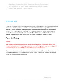 Pilot Flame Rods: Testing & Troubleshooting | PDF | Rectifier | Voltage