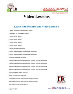 EnglishClass101: Learn English Basics | PDF | English Language | Vocabulary