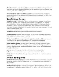 Essential MUN Terminology Guide | PDF | Committee | Government