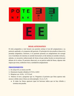 Pruebas Subjetivas en Optometría | PDF | Optometría | Óptica
