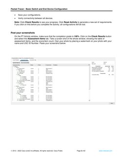 Basic Switch & Device Config in Packet Tracer | PDF | Computer Network ...