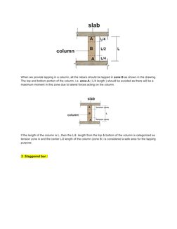 Column Reinforcement Lapping Guidelines | PDF | Home & Garden