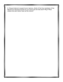 Mysterious Benedict Society Study Guide | PDF