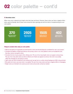 ASU Color Palette and Guidelines | PDF | Rgb Color Model | Color