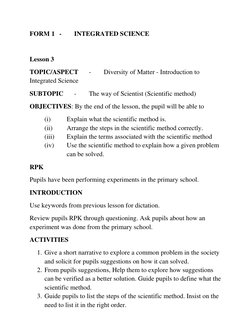 Introduction to Integrated Science | PDF | Science | Scientific Method