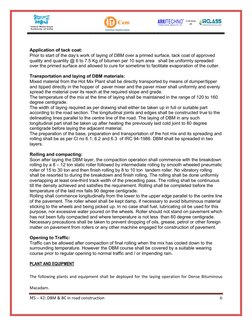 DBM and BC Methodology in Roadworks | PDF | Asphalt | Concrete