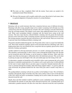 RRM Retaining Wall Design Overview | PDF | Drainage | Masonry