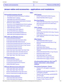 John Deere Radio Harness Guide | PDF | Tractor | Electrical Connector
