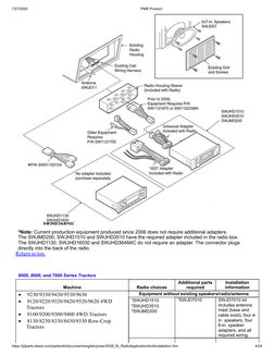 John Deere Radio Harness Guide | PDF | Tractor | Electrical Connector