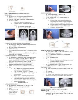 Skull Radiography Positioning Methods | PDF | Skull | Anatomy