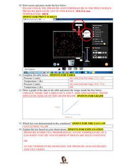 Gas Properties Virtual Lab Answer Key | PDF | Gases | Temperature