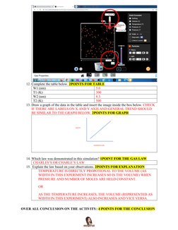 Gas Properties Virtual Lab Answer Key | PDF | Gases | Temperature