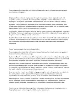 Tesco Stakeholders and Communication Strategies | PDF | Employment ...