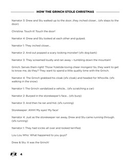 Grinch's Christmas Transformation Script | PDF | Dr. Seuss