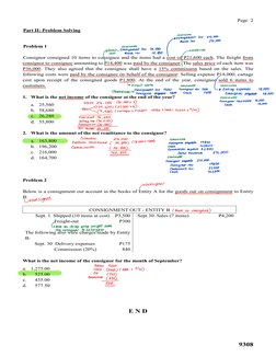 Consignment Sales Accounting Overview | PDF | Debits And Credits | Cost ...