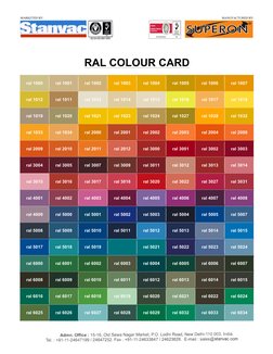 RAL Colour Card PDF Download | PDF