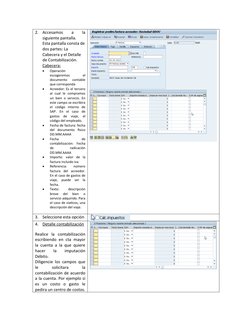 Registro Preliminar de Facturas en SAP FV60 | PDF | Contabilidad | Factura