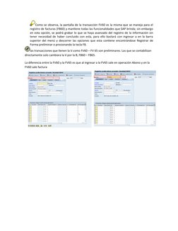Registro Preliminar de Facturas en SAP FV60 | PDF | Contabilidad | Factura