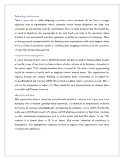 Woolworths Procurement and Strategy Analysis | PDF | Strategic ...