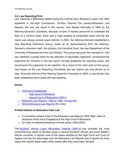 Sources of Law in Botswana | PDF | Precedent | Common Law