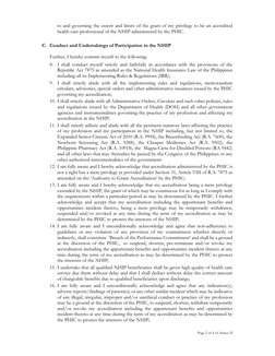 PhilHealth Performance Commitment Form | PDF | Health Care | Social ...
