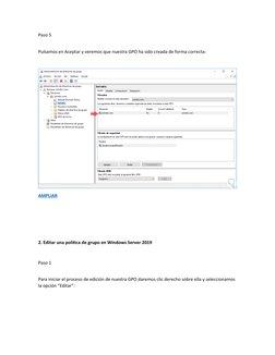 GPO en Windows Server 2019: Guía Completa | PDF | Ventana (informática ...
