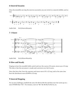 50 Awesome Choir Warm-Ups Cheat Sheet | PDF | Singing | Consonant