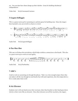 50 Awesome Choir Warm-Ups Cheat Sheet | PDF | Singing | Consonant
