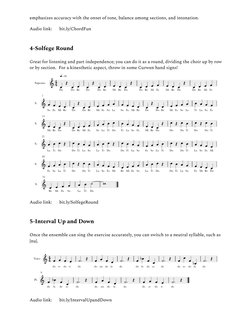 50 Awesome Choir Warm-Ups Cheat Sheet | PDF | Singing | Consonant