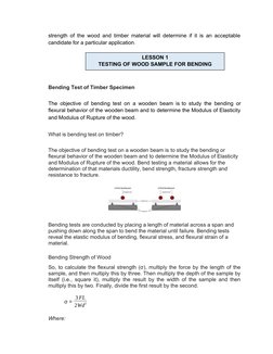 Wood Testing: Bending and Compression Methods | PDF | Strength Of ...