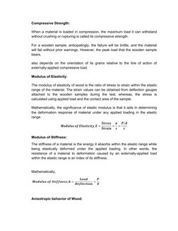 Wood Testing: Bending and Compression Methods | PDF | Strength Of ...