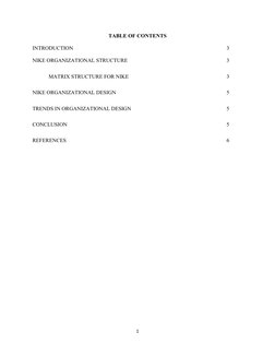 Nike Case Study | PDF | Organizational Structure | Nike