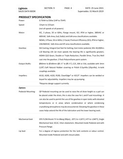 Lightnin Compact Series Mixers Overview | PDF | Gear | Bearing (Mechanical)