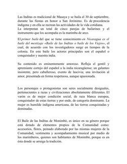 Danza de las Inditas de Monimbó | PDF