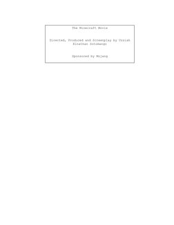 Minecraft Movie Full Script | PDF | Minecraft