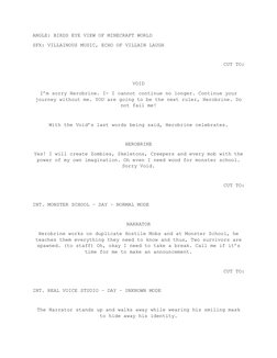 Minecraft Movie Full Script | PDF | Minecraft
