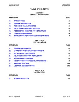 Transponder KT 76a | PDF | Transponder (Aeronautics) | Electrical Connector