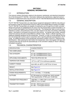 Transponder KT 76a | PDF | Transponder (Aeronautics) | Electrical Connector