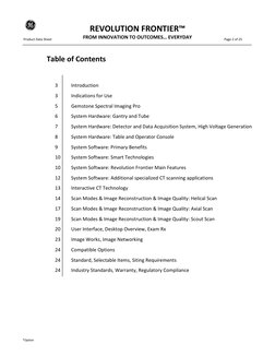 Revolution Frontier - DataSheet - 2.0 | PDF | Ct Scan | Medical Imaging