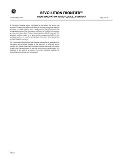Revolution Frontier - DataSheet - 2.0 | PDF | Ct Scan | Medical Imaging