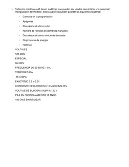 Medidores A3r Elster Guia de Estudio | PDF | Transformador | Corriente ...