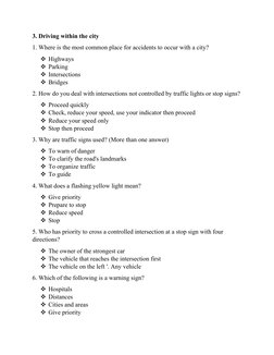 Traffic QYADATI English | PDF | Traffic | Road