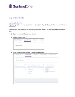 Migrating Agents to Pax8-SentinelOne | PDF