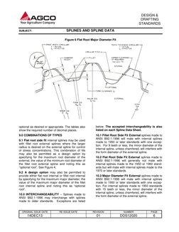 Spline Standards and Data Overview | PDF