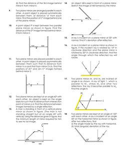 Plane Mirror Reflection Assignments | PDF | Mirror | Angle