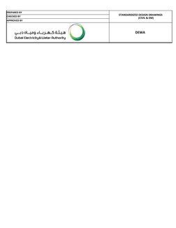 DEWA Standard Drawings Overview | PDF | Stairs | Electrical Substation