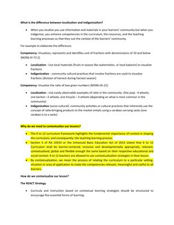 Indigenization and Contextualization in Curriculum | PDF | Curriculum | Learning